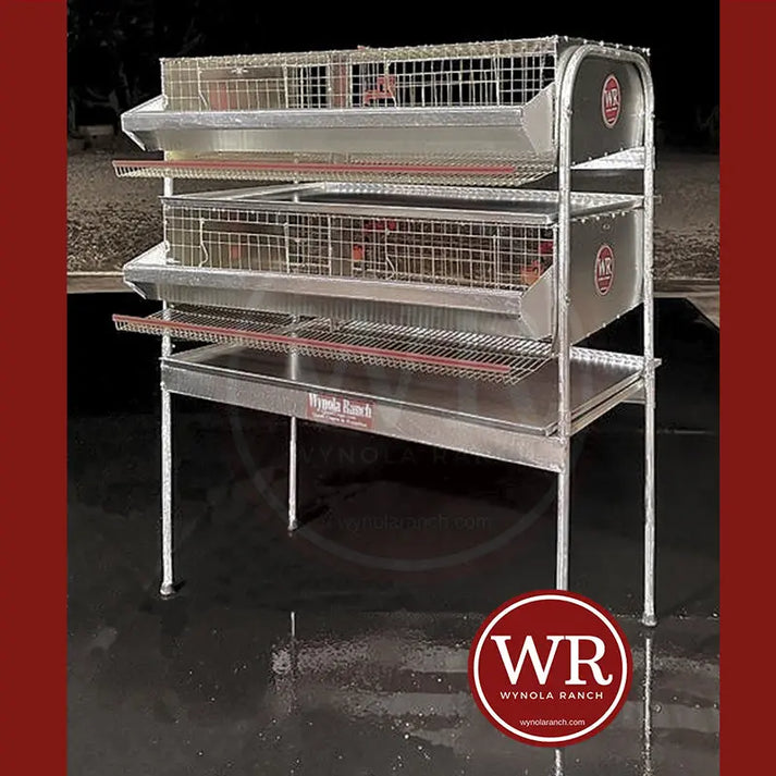 Quail Cages Quail Cage H.D Double Rack Community (Full Sections ...